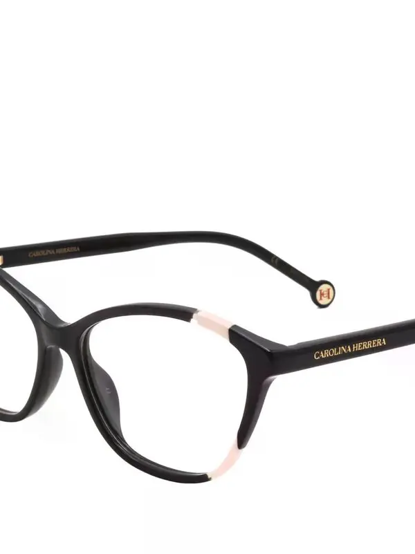 Carolina Herrera Cat Eye Eyeglasses - Black