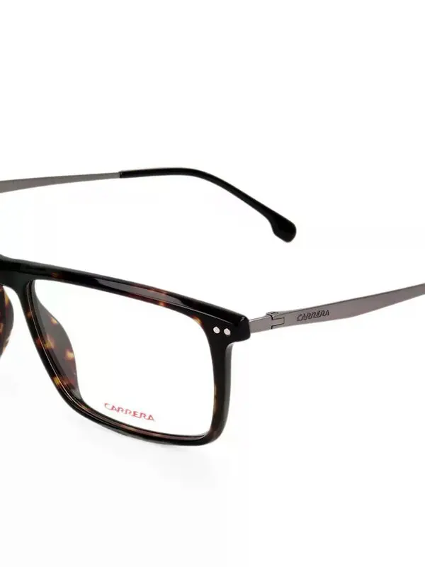 Carrera Eyewear Tortoiseshell-effect Rectangle-frame Glasses