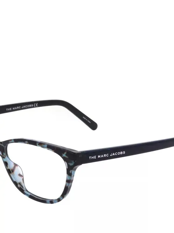 Marc Jacobs Tortoiseshell-effect Cat-eye Glasses - Blue
