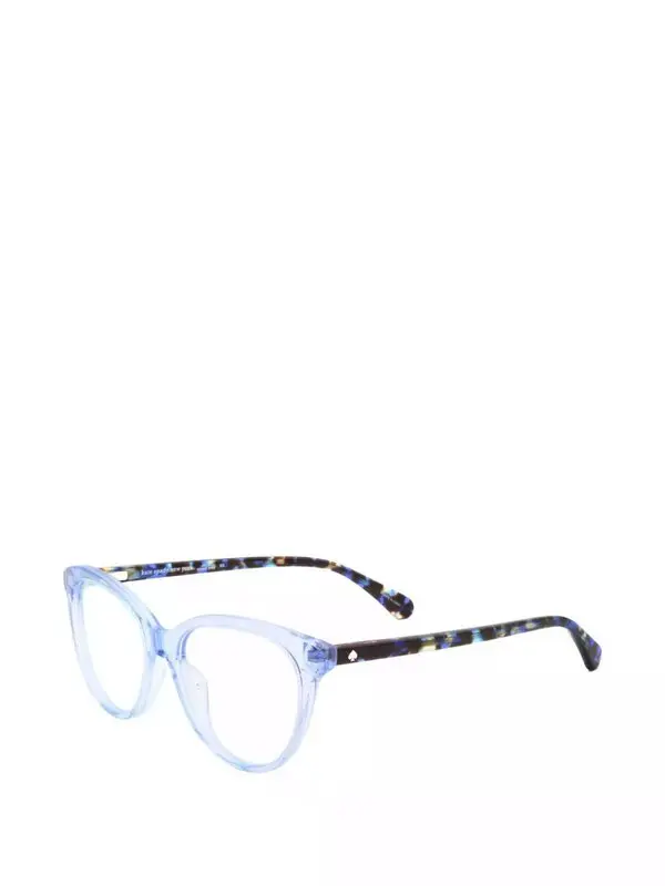 Kate Spade New York Tortoiseshell-effect Cat-eye Eyeglasses - Blue