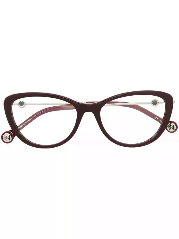 Carolina Herrera Butterfly-frame Optical Glasses - Red