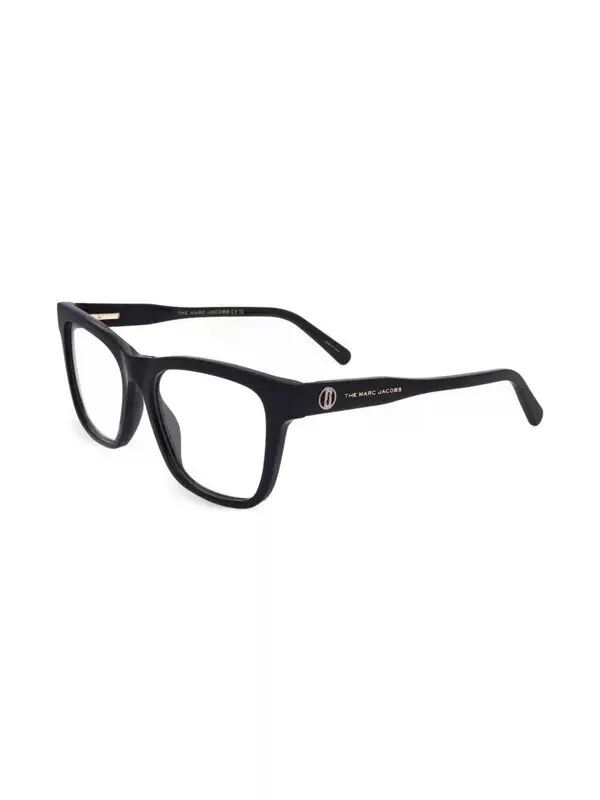 Marc Jacobs Logo-plaque Square-frame Glasses