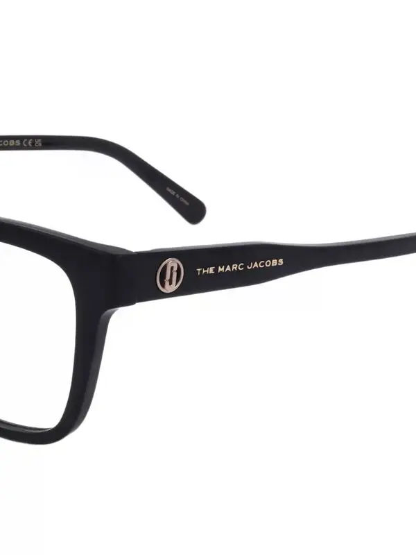 Marc Jacobs Logo-plaque Square-frame Glasses