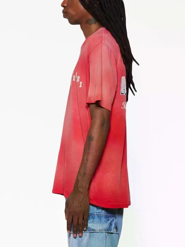 Amiri Vintage Collegiate Logo-print T-shirt