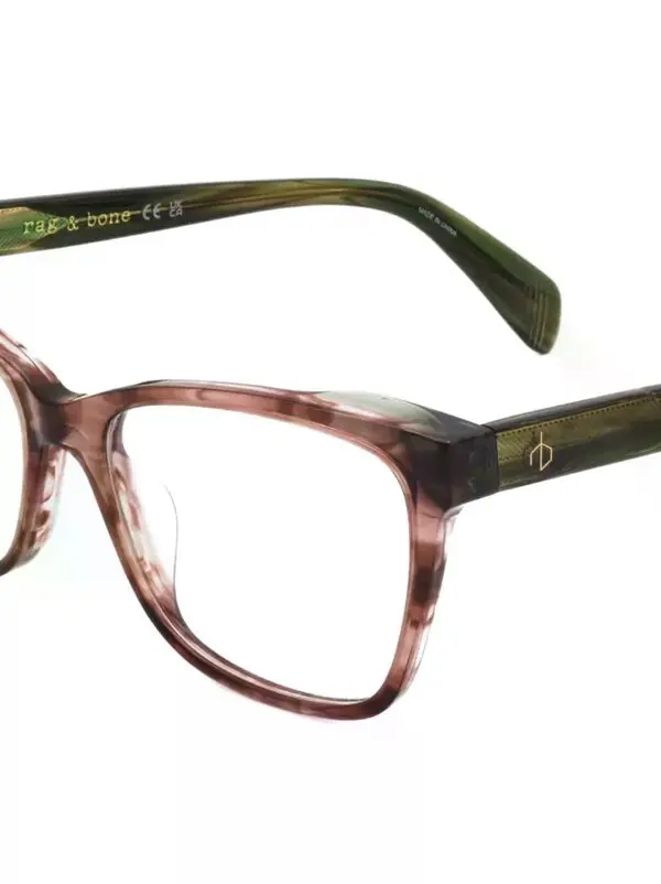 Rag & Bone Square Frame Eyeglasses - Brown