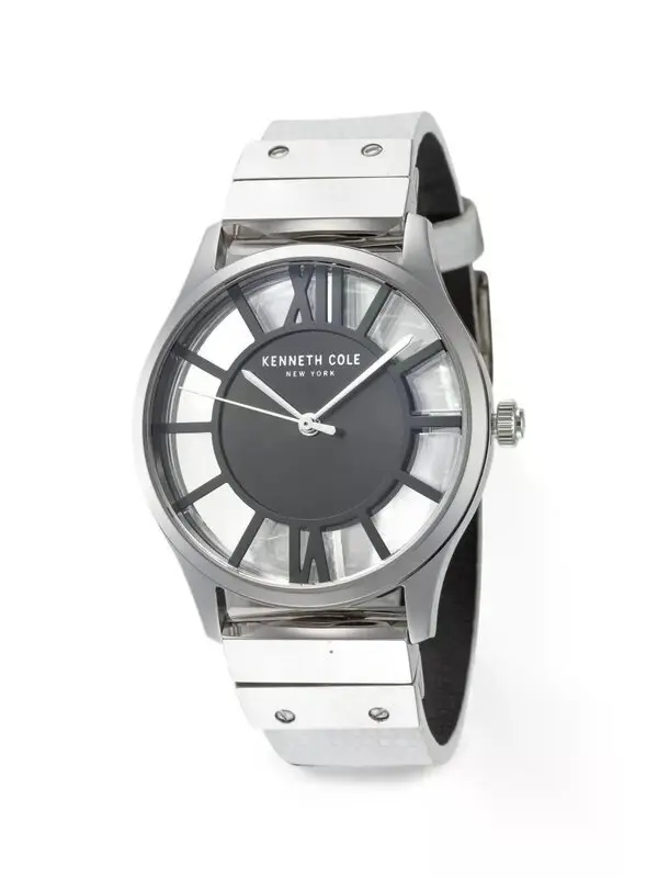 KENNETH COLE Skeleton Roman Numeral 34.5mm Watch