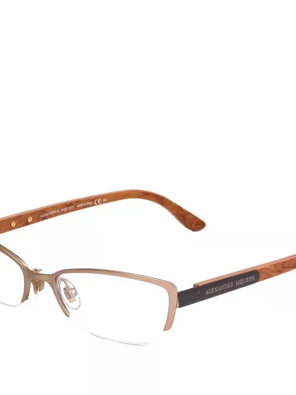 Alexander McQueen Rectangle-frame Glasses