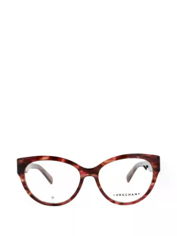 Longchamp Cat-eye Tortoiseshell-effect Glasses