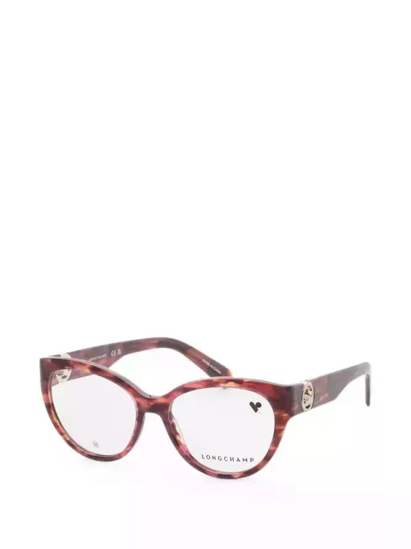 Longchamp Cat-eye Tortoiseshell-effect Glasses