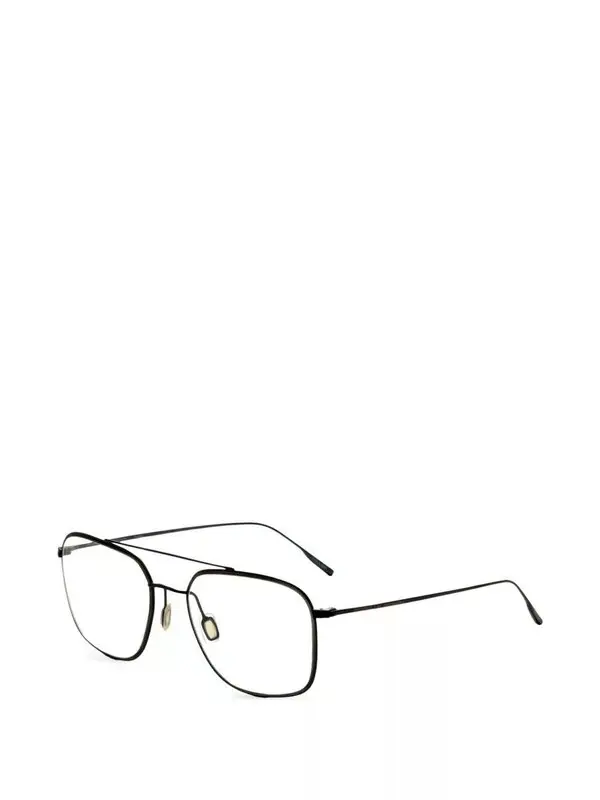 Porsche Design Double-bridge Geometric-frame Glasses - Blue