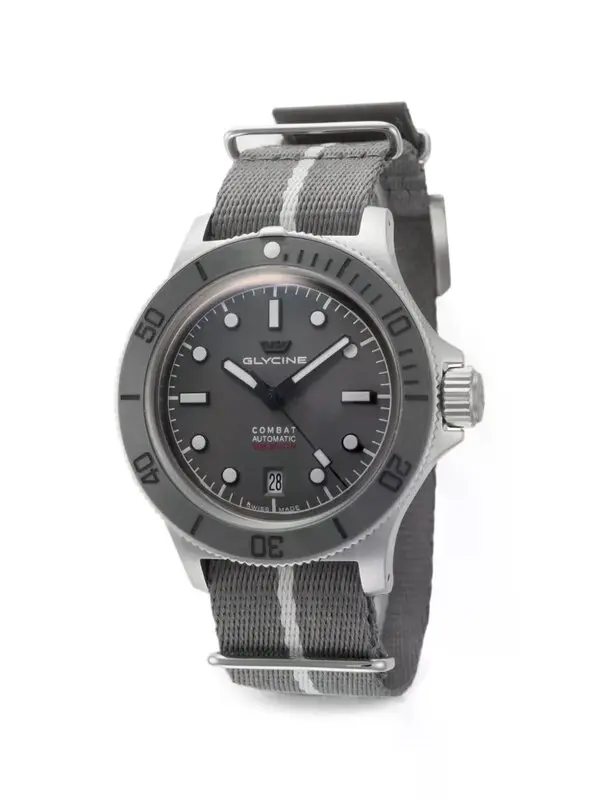 GLYCINE Combat Sub Ceramic 41mm Watch - Grey
