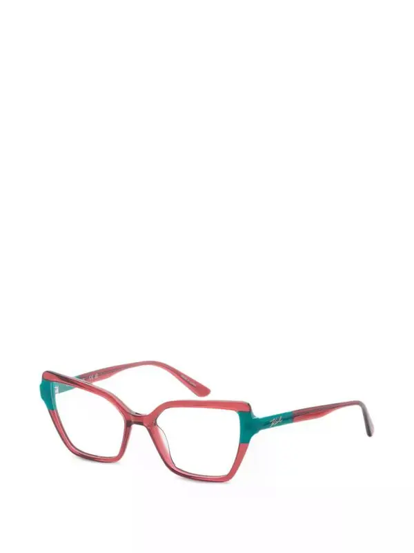 Karl Lagerfeld Cat-eye Frame Glasses - Red