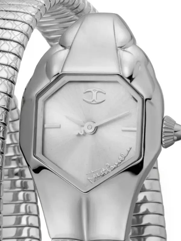 Just Cavalli Snake-effect Watch - Silver