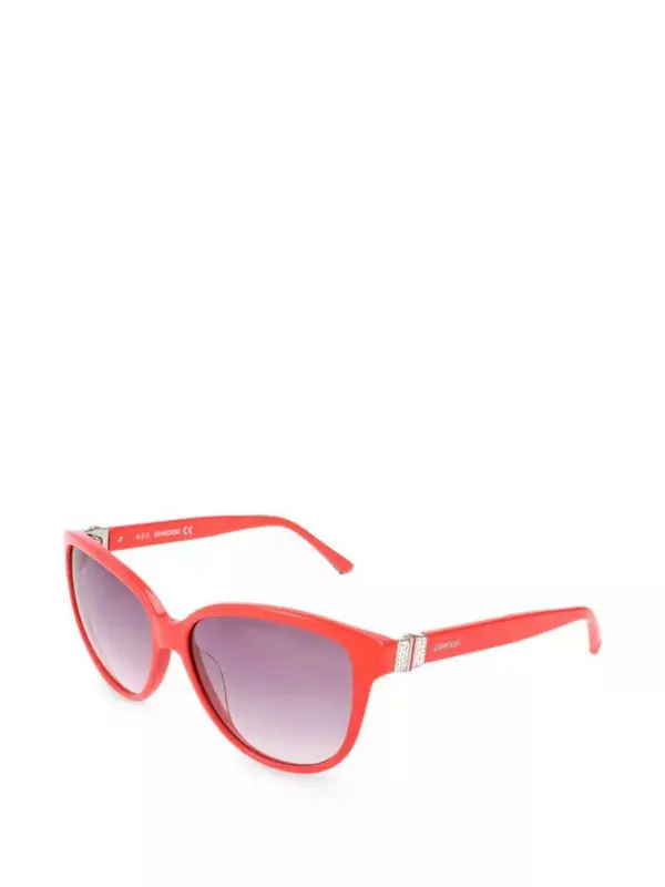 SWAROVSKI Crystal Cat-eye Sunglasses - Red