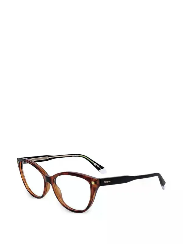 POLAROID Tortoiseshell-effect Cat-eye Eyeglasses - Brown