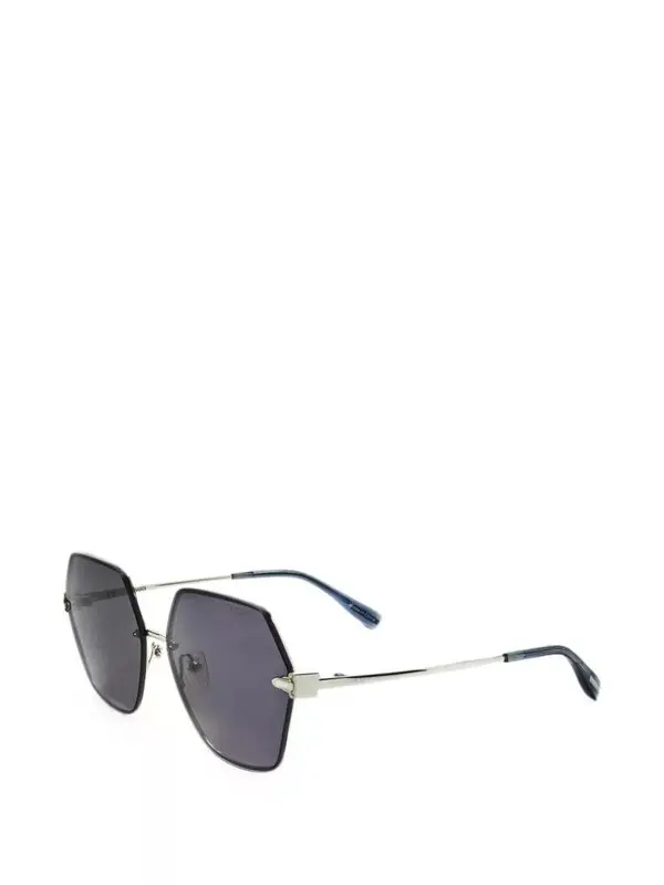 TRUSSARDI Geometric-frame Sunglasses - Black