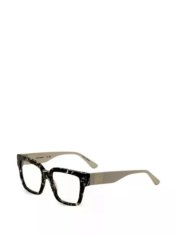 Karl Lagerfeld Square Frame Eyeglasses - Neutrals