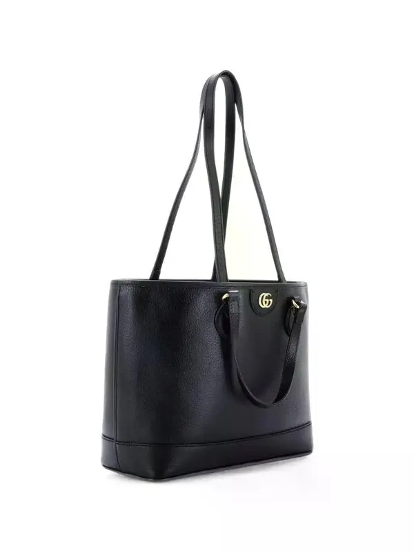 Gucci Ophidia Leather Shopping Tote Bag - Black