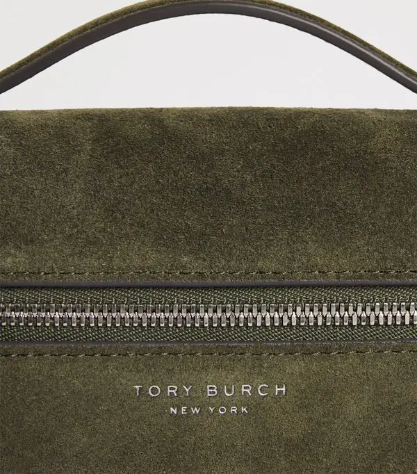 Tory Burch Romy Suede Clutch Bag