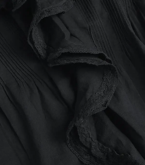 DÔEN Organic Cotton Hilda Ruffle Top