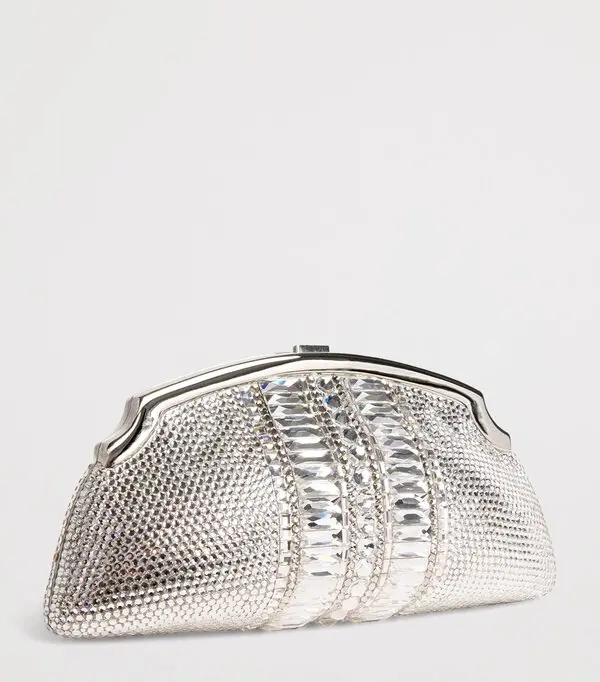 Judith Leiber Mini Crystal Venetian Clutch Bag