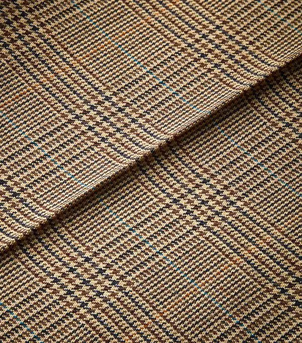 Saint Laurent Wool Check Flared Trousers