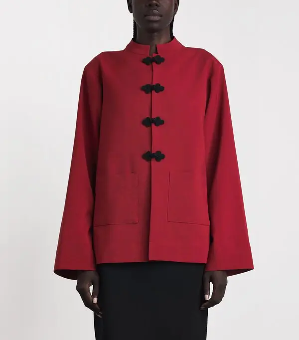 RÓHE Wool Pankou-closure Jacket