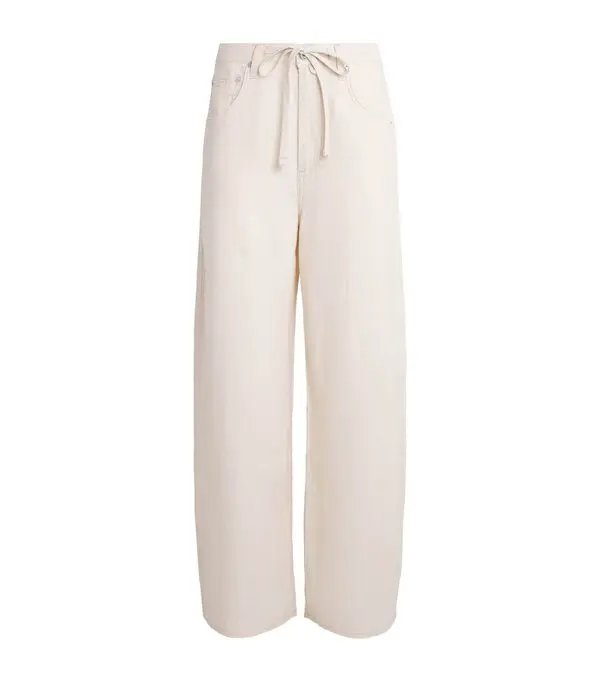 Citizens Of Humanity Denim Brynn Drawstring Trousers - Ivory