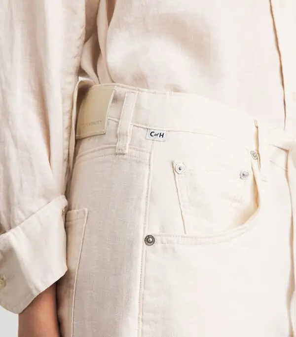 Citizens Of Humanity Denim Brynn Drawstring Trousers
