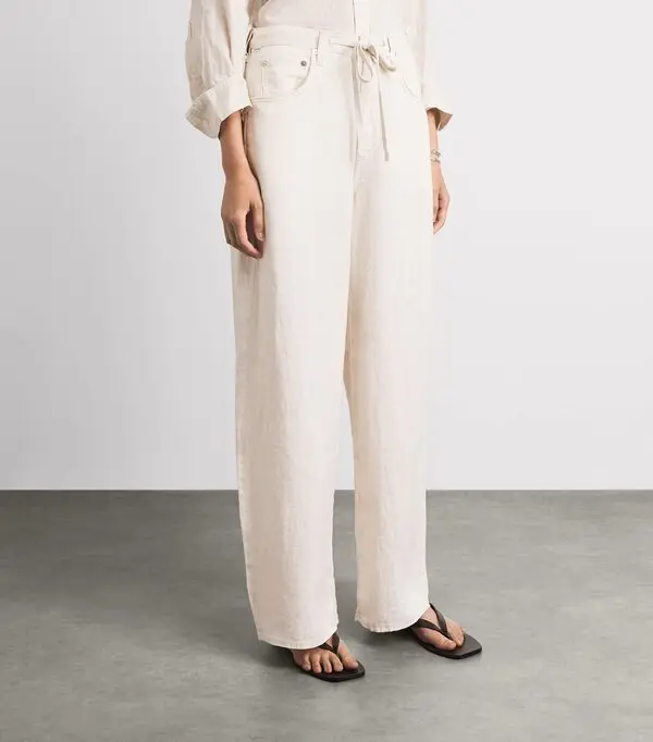 Citizens Of Humanity Denim Brynn Drawstring Trousers