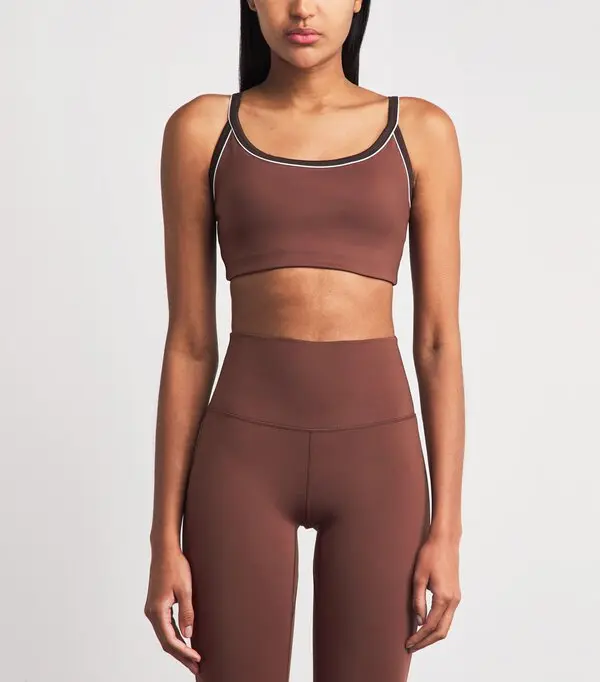 Varley Freesoft Piper Sports Bra - Brown