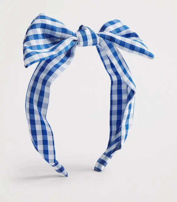 ROCKAHULA Gingham Tie Headband