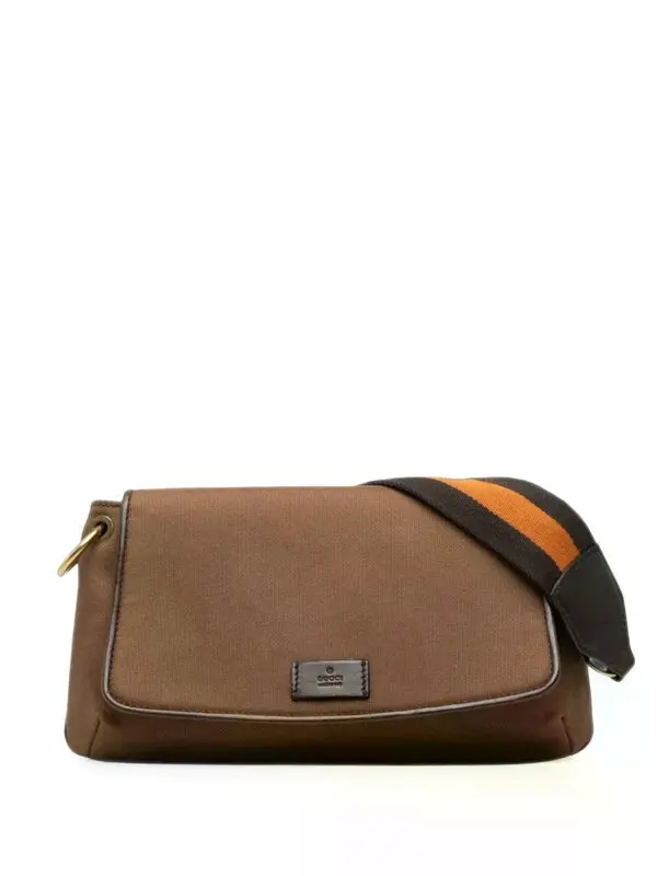 Gucci 2000-2015 Canvas Web Shoulder Bag