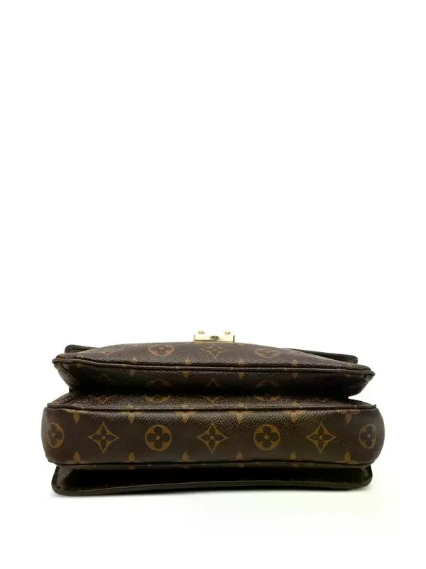LOUIS VUITTON Monogram Pochette Metis Satchel - Brown