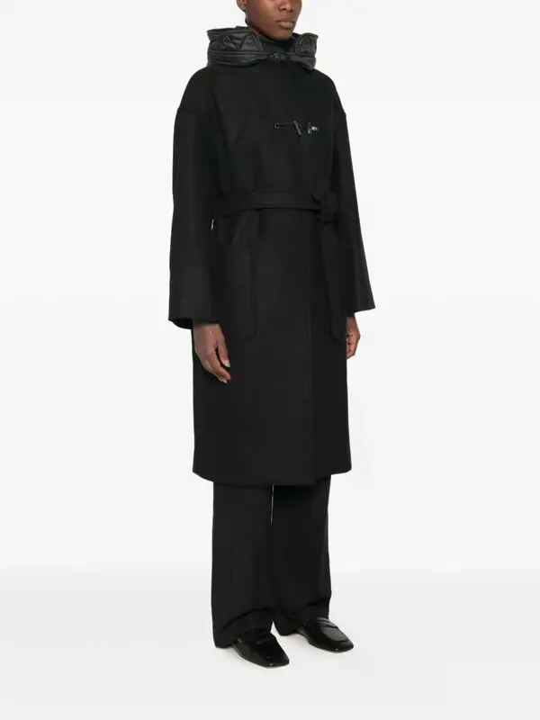 FAY Belted Toggle Fastening Coat