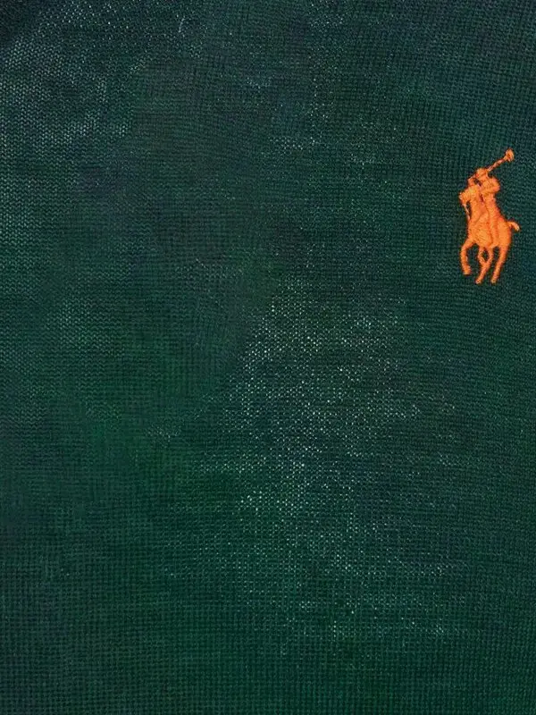 Polo Ralph Lauren Embroidered Logo V-neck Sweater