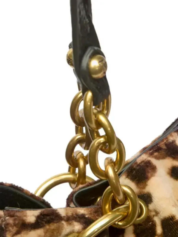Juicy Couture Leopard-print Chain-handle Tote Bag