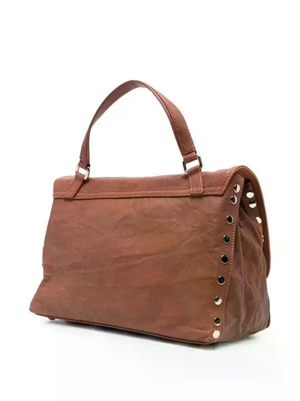 ZANELLATO Small Postina Tote Bag With Stud Embellishments