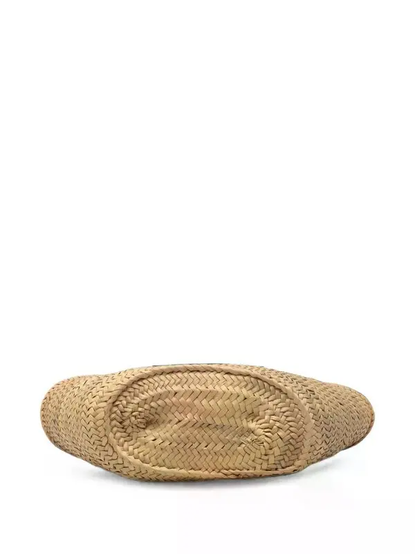 Loewe 2021 Small Raffia Anagram Basket Tote Bag