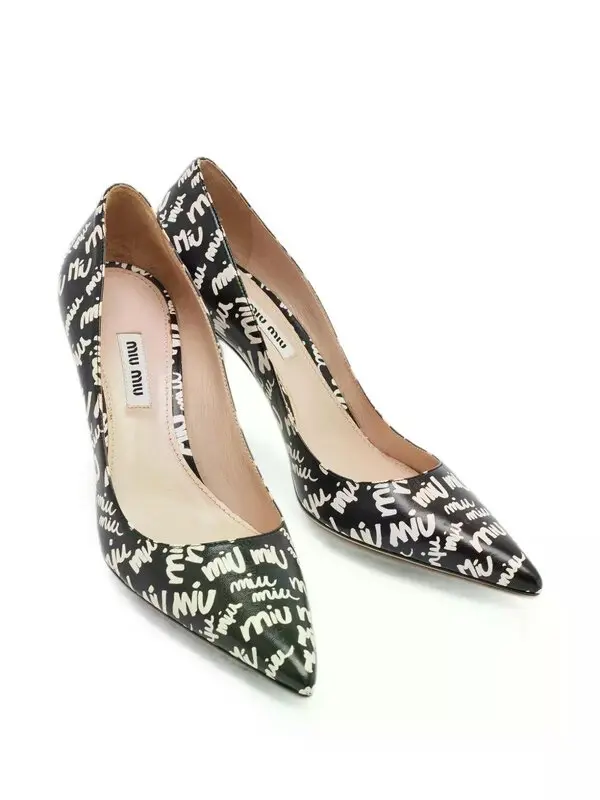 Miu Miu Oracle Pointed Toe Pumps