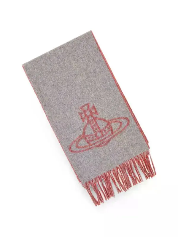 VIVIENNE WESTWOOD Orb-jacquard Reversible Scarf