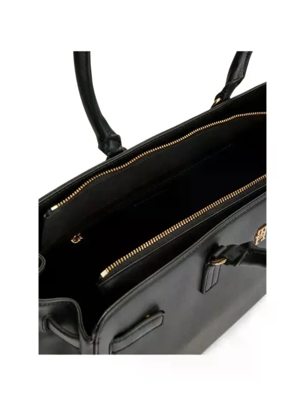 Tommy Hilfiger Logo-plaque Tote Bag - Black