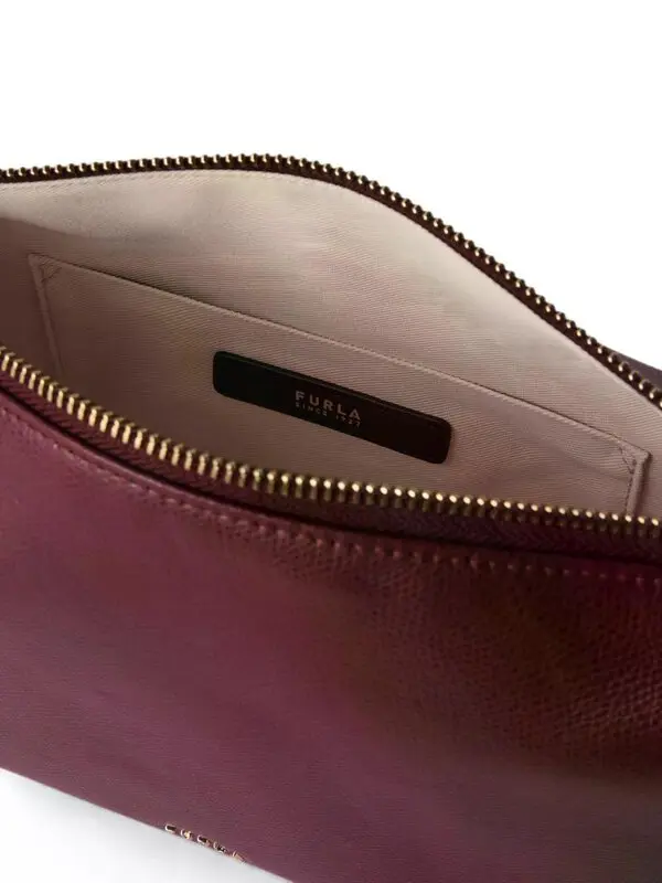 Furla Small Tonie Textured Leather Shoulder Bag