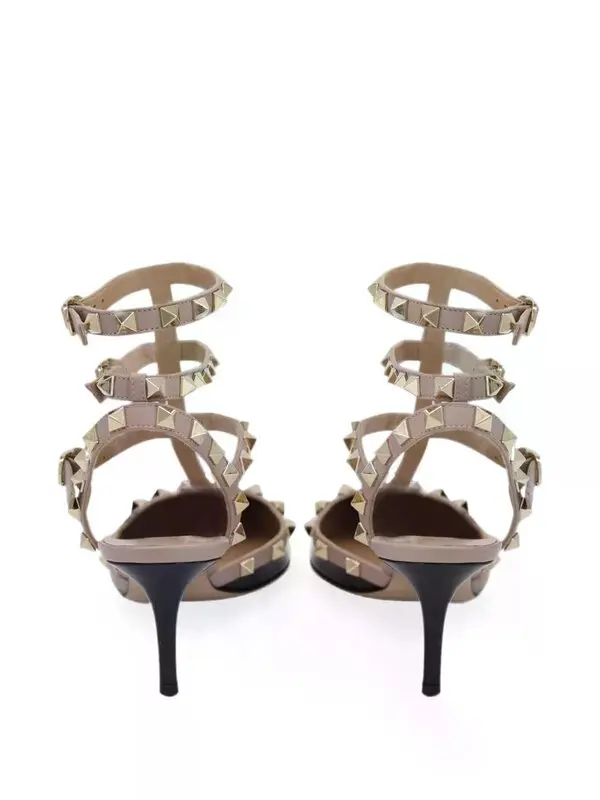 Valentino Garavani Rockstud Pointed-toe Pumps - Neutrals