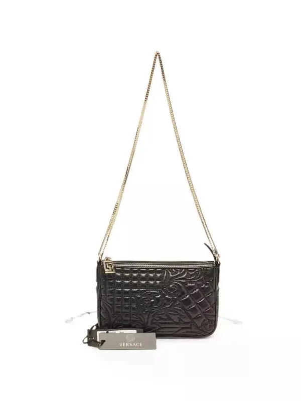 Versace Vanitas Baroque-embossed Shoulder Bag