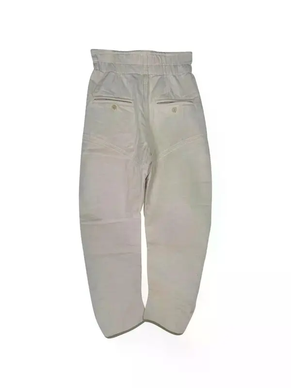 ISABEL MARANT VINTAGE High-waisted Barrel-leg Trousers
