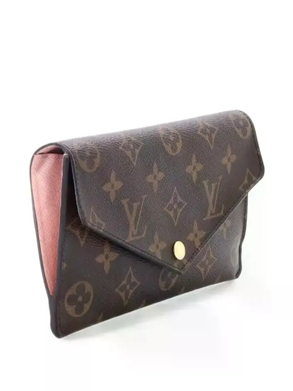 LOUIS VUITTON Jeanne Wallet Monogram Canvas Small Wallets