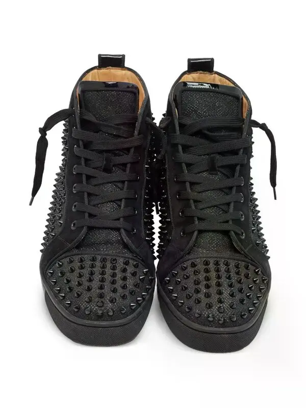 CHRISTIAN LOUBOUTIN Louis Spikes High Top Sneakers