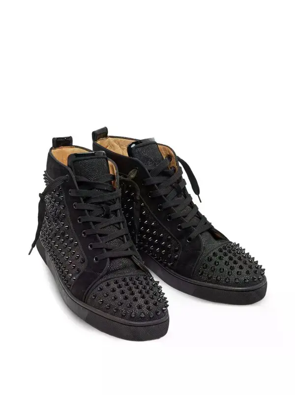 CHRISTIAN LOUBOUTIN Louis Spikes High Top Sneakers