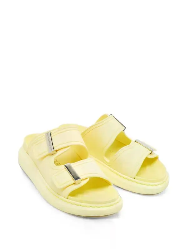 Alexander McQueen Hybrid Buckled Sandals - Yellow